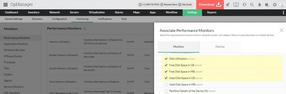 How To Use Opmanager As An Effective Disk Space Monitor For Your Network Monitoring Environment