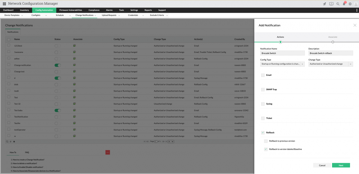 Brocade Switch Configuration Management With Network Configuration Manager Manageengine Blog